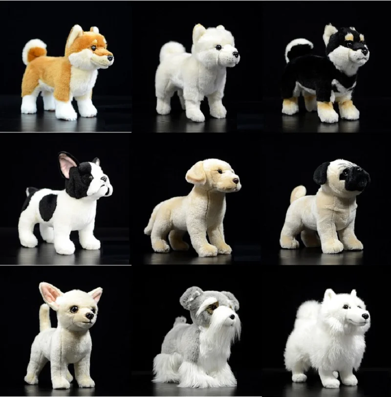 plush-toy-emulational-dog-Bulldog-shiba-Labrador-husky-pug-Chihuahua ...