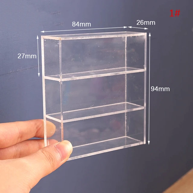 1:12 Dollhouse Miniature Rack Cupboard Storage Shelf Display Cabinet ...