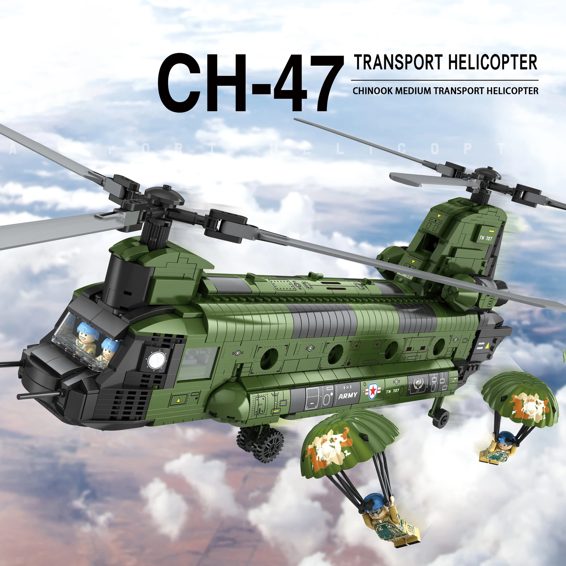 Chinook Helicopter Toy