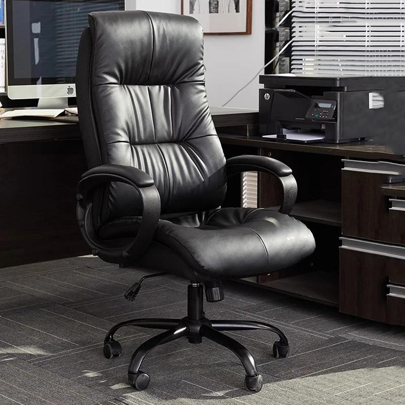 Black-Accent-Office-Chair-Living-Room-Armrest-Nordic-Professional ...