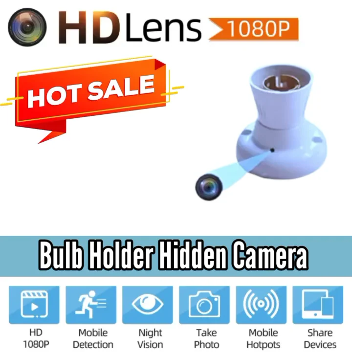 Security Bulb Holder Camera CCTV Camera A9 Wireless WiFi 1080P CCTV ...