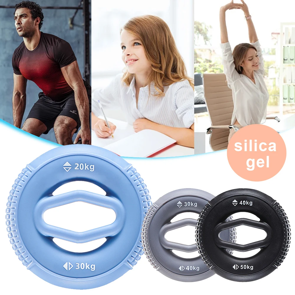 Silicone-Squeezer-Grippers-Double-Force-Hand-Grip-Strengthener-Ring ...