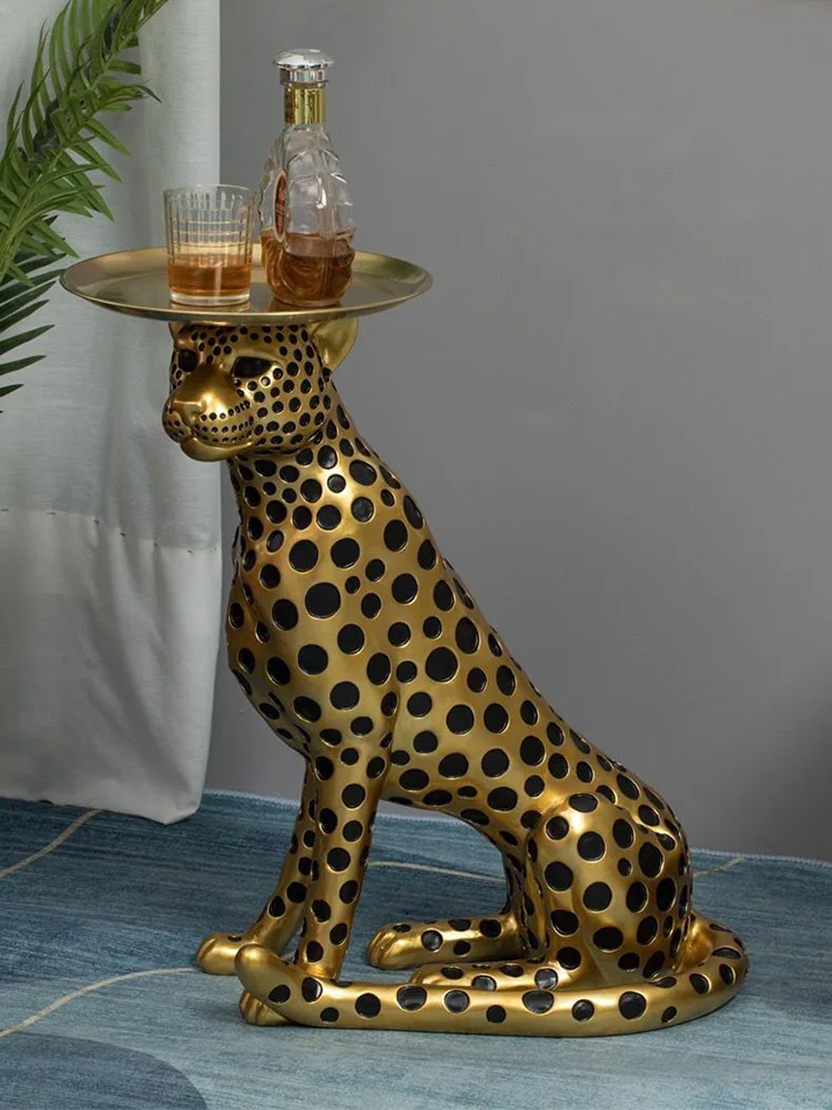 Large-Floor-Money-Leopard-Sculptures-Living-Room-Decorations-Leopard ...
