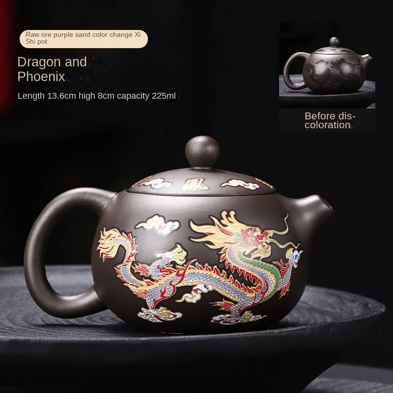 Fengming teapot single pot ceramic household tea set gift box set Xishi ...
