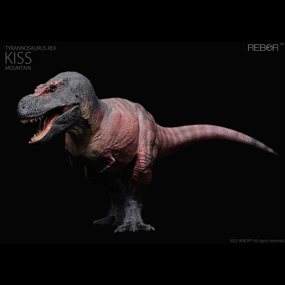 Rebor Tiranosaurio Rex Kiss Mountain t-rex dinosaurio modelo juguete mandíbula movible 1:35