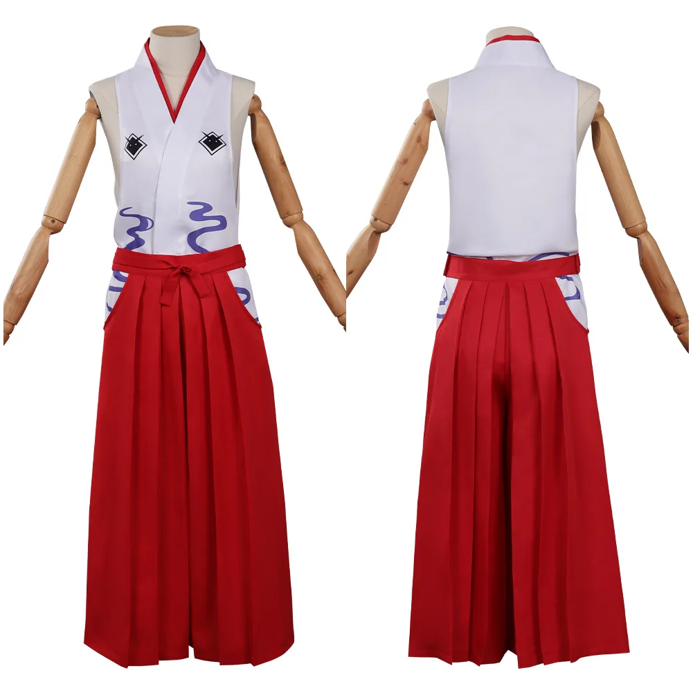 New Anime One Piece Yamato Costume Cosplay Kendo Hakama outfit ...