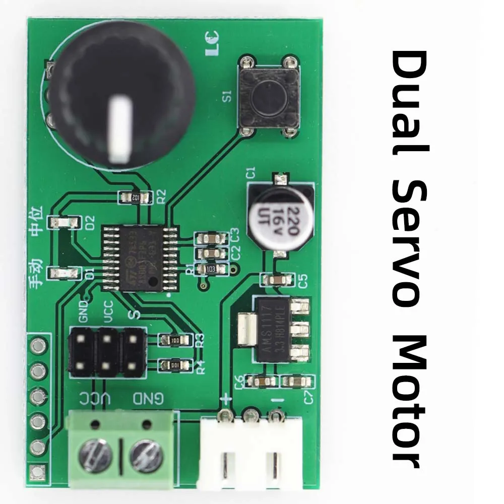 DC-5V-9V-Dual-Servo-Motor-Drive-Module-Controller-Debugger-for-SG90 ...