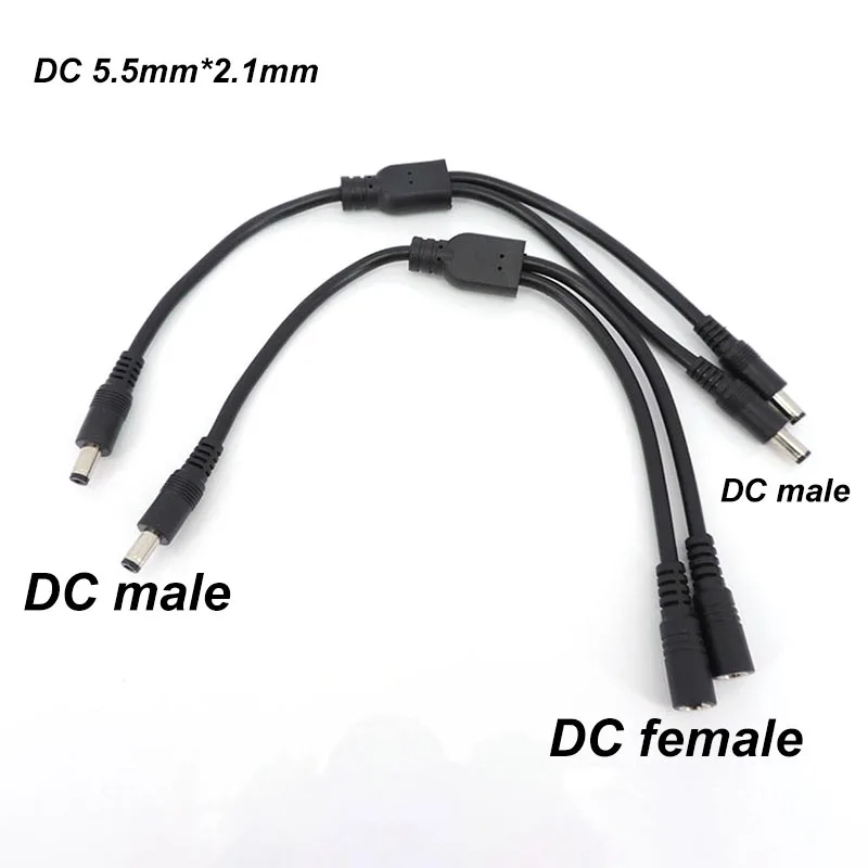 10A-18awg-19V-24V-12V-2-Way-DC-1-Male-to-2-Male-Female-Splitter ...