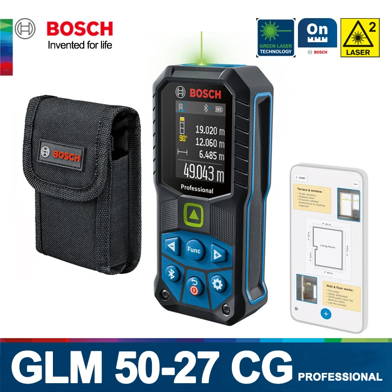 Bosch-Instrumento-de-Medi-o-a-Laser-Verde-Medidor-de-Dist-ncia ...