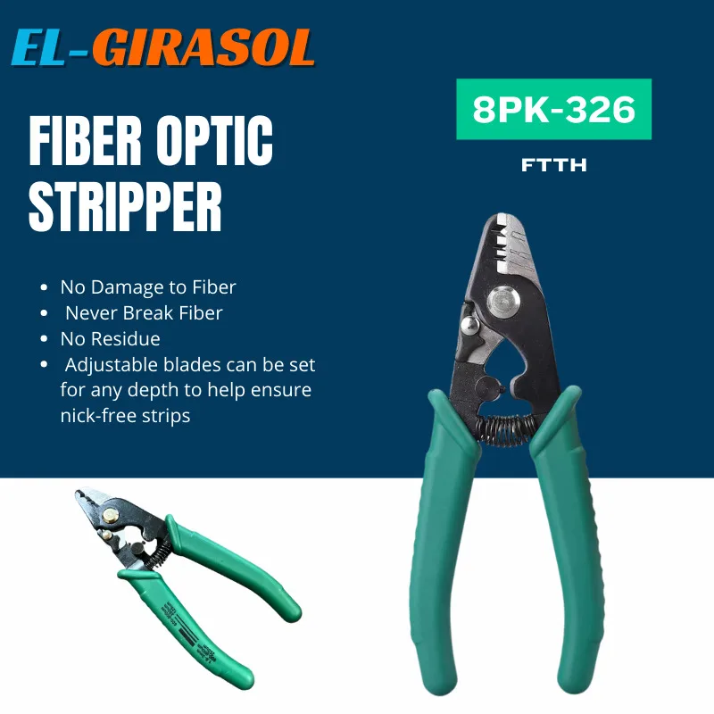 Fiber-Optical-Stripper-8PK-326-Clamp-Fiber-Stripping-Plier-8PK-326-Tri ...
