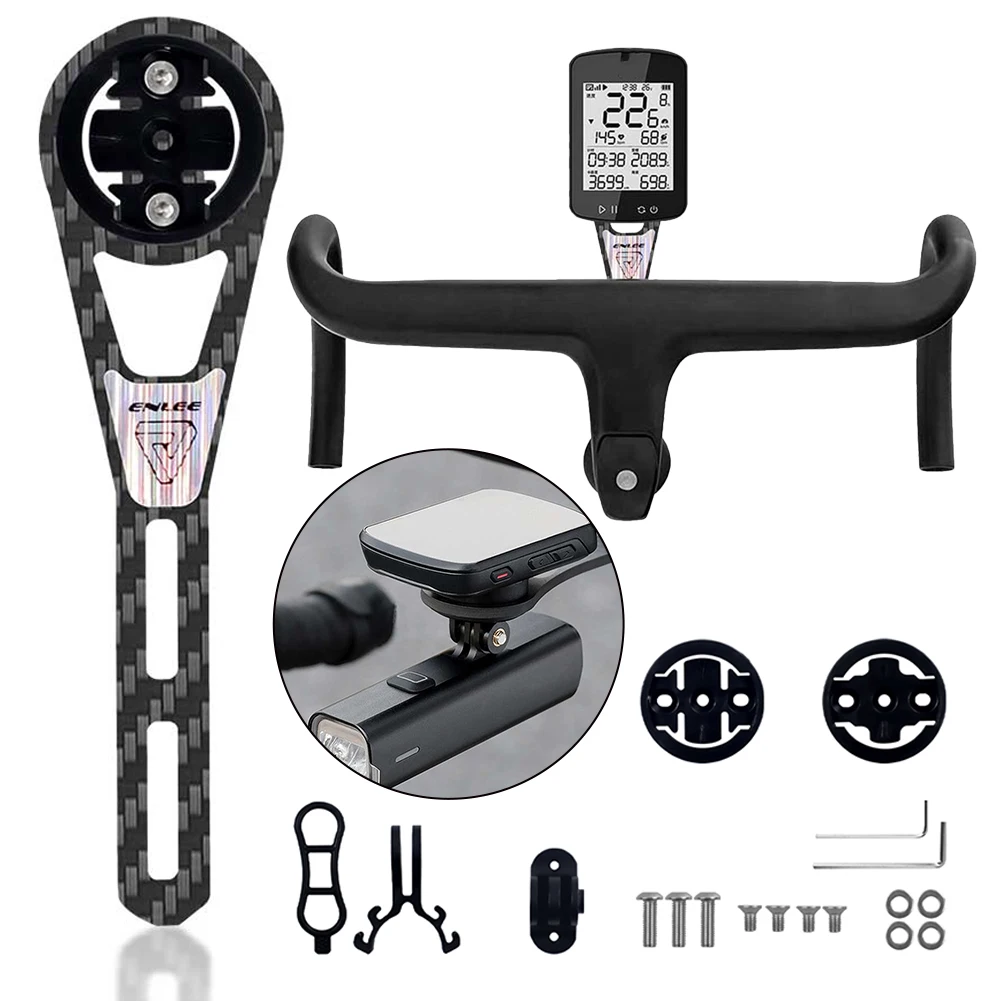 Bicycle-Stopwatch-Bracket-Carbon-Fiber-Road-Bike-Computer-Extended ...