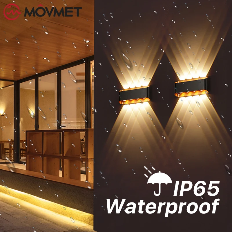 Waterproof-LED-Wall-Light-Outdoor-Lamp-Aluminum-Three-guard-Dustproof ...