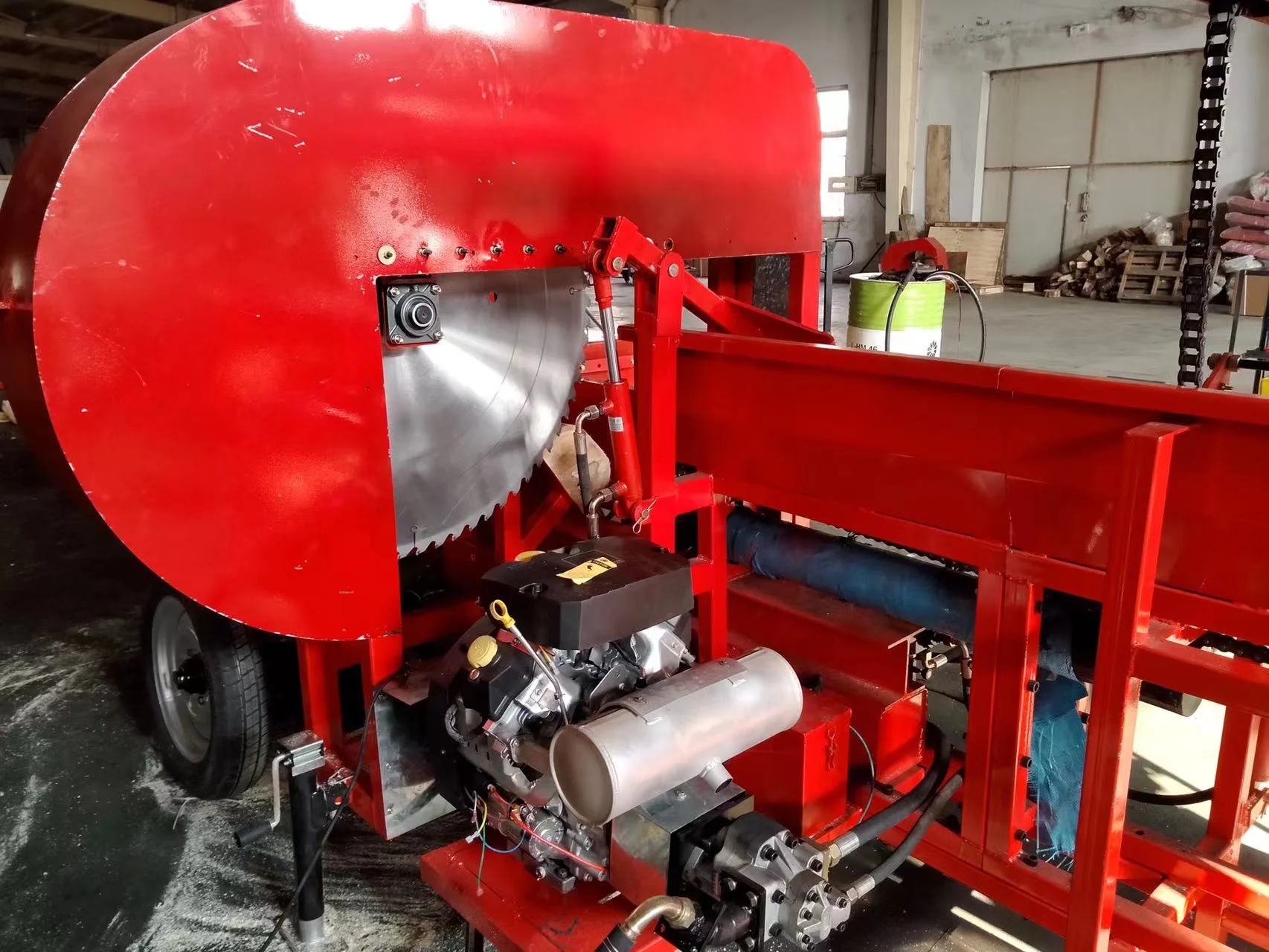 Automatic-Large-Circular-Blade-Saw-Firewood-Processor-Wood-Splitting ...