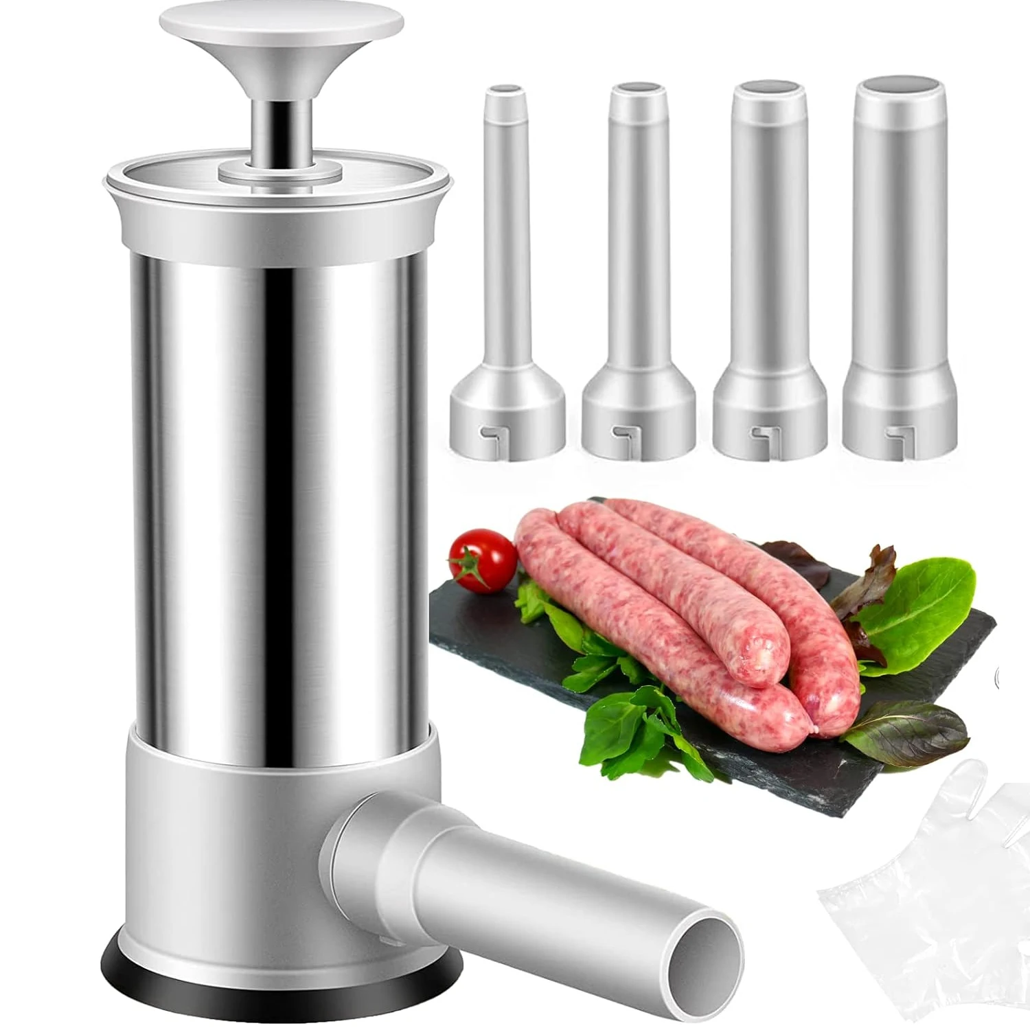 Sausage Stuffer Machine Fast Sausage Filling Manual Vertical Sausage ...