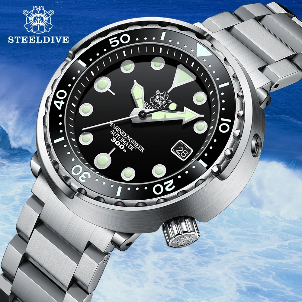 Steeldive Official Sd1975 Fashion Tuna Watch Automatic Dive Stainless ...