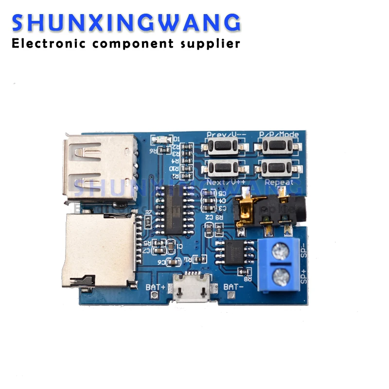 TF-card-U-disk-MP3-Format-decoder-board-module-amplifier-decoding-audio ...