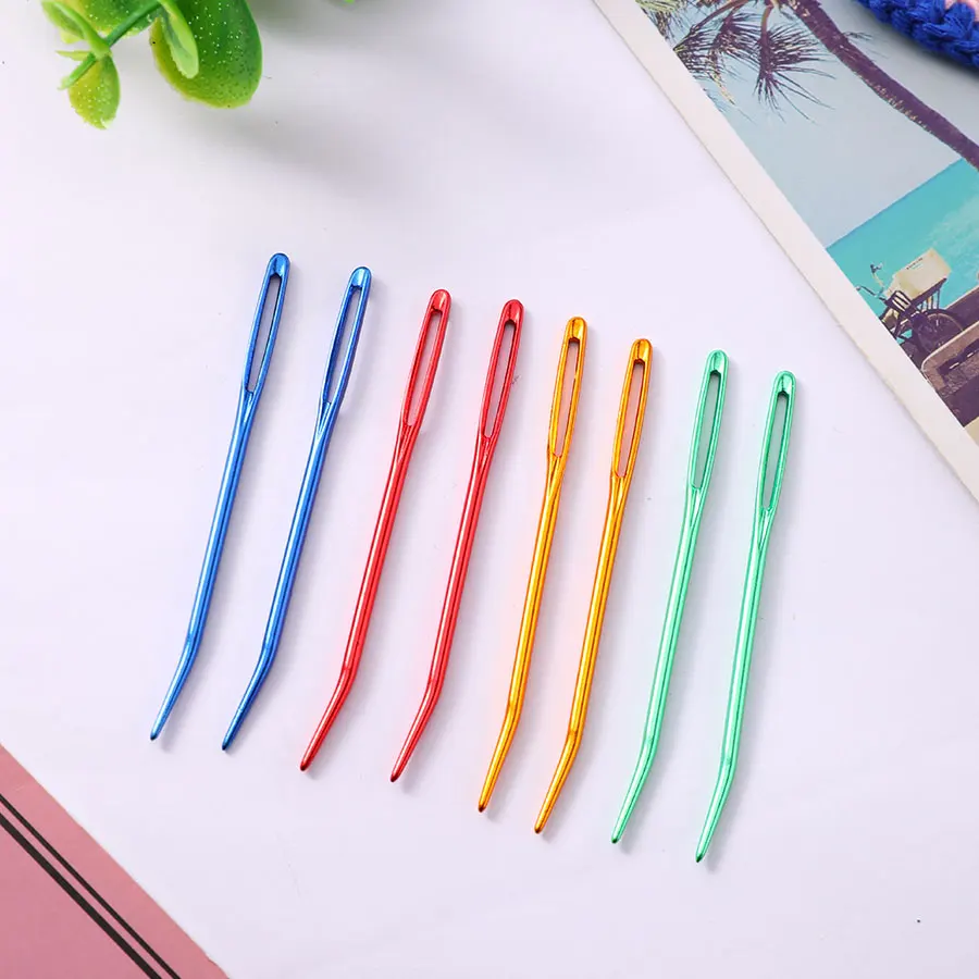 Knitting Yarn Needle Set Bent Tip Tapestry Needles for Yarn Large Eye ...