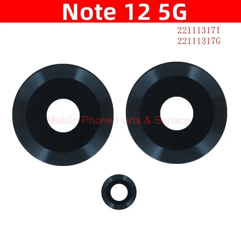 For-Xiaomi-Redmi-Note-12-5G-22111317I-22111317G-Rear-Back-Camera-Glass ...