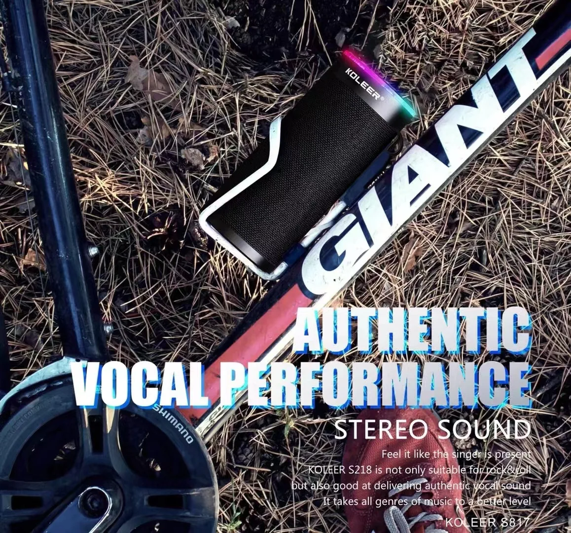 Koleer S817 Bt Led Light Speaker - MediaSpace