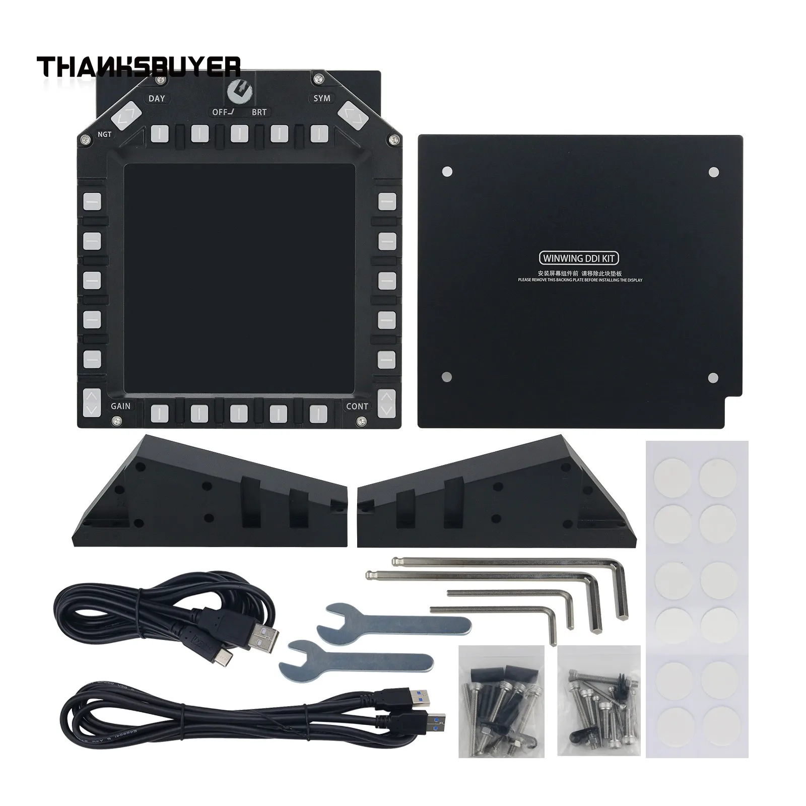 WINWING-F18-MFD1-DDI-MFD-D1-Display-Cockpit-Flight-Simulator-Video-Game ...