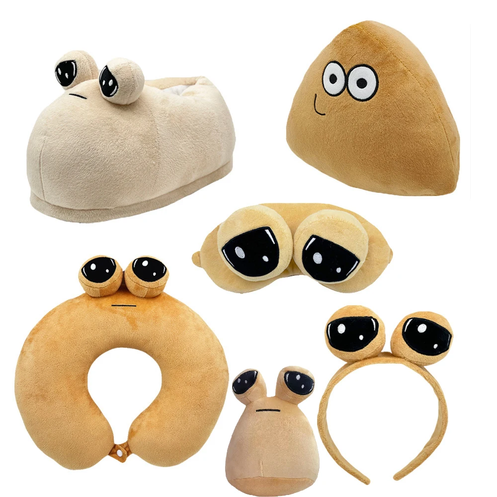 22cm-Anime-Game-The-Maw-Pou-Plush-Toys-Kawaii-Cartoon-My-Pet-Alien-Pou ...