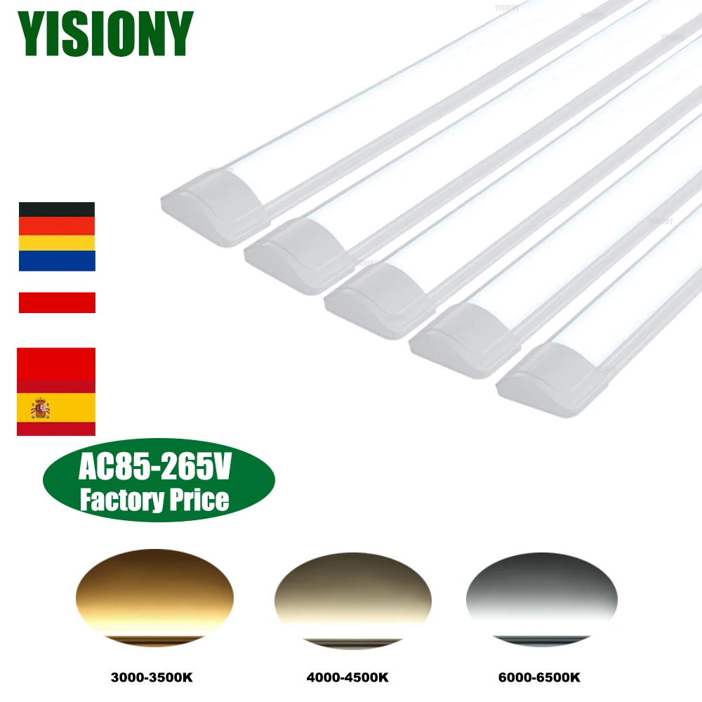 YISIONY-5-Pcs-2pcs-40W-30W-LED-Tube-Light-120CM-Ceiling-Lights-Wall ...