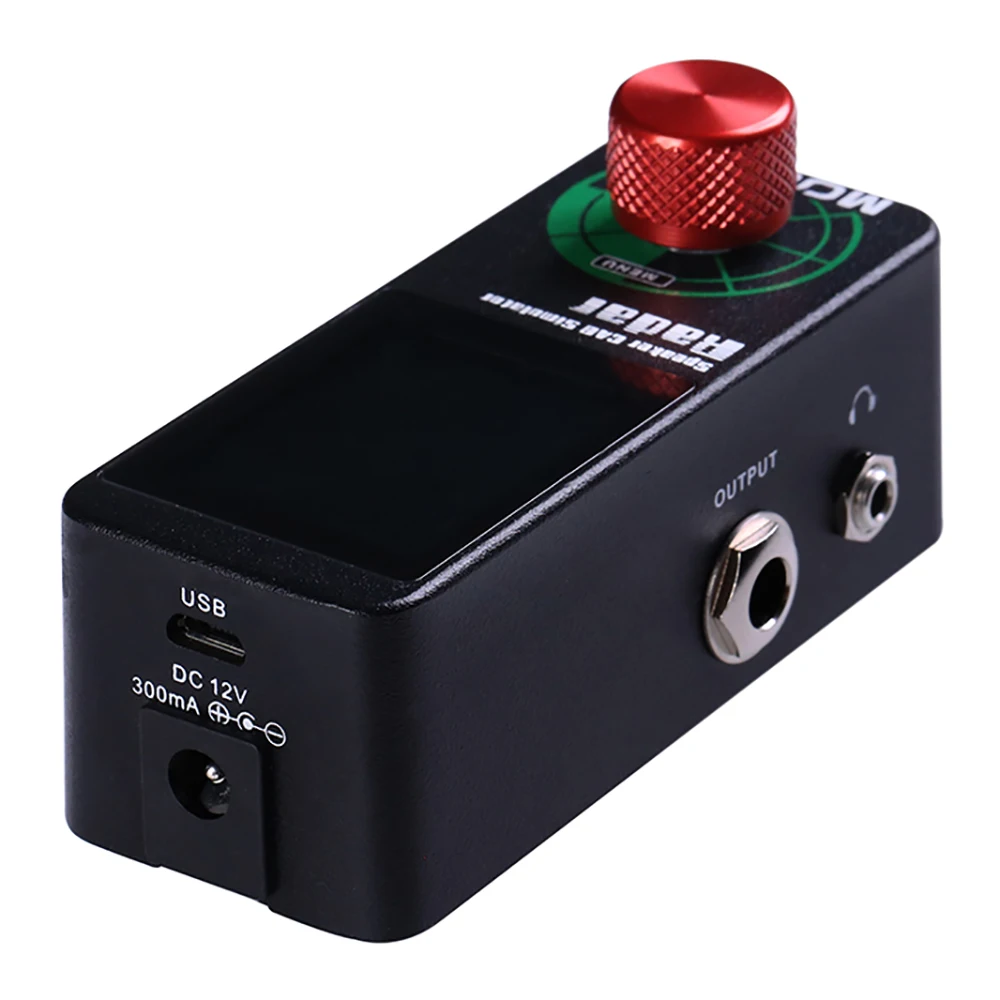 MOOER-Radar-Pedal-de-Efeito-Guitarra-11-Modelos-Mic-30-Alto-Falante-T ...