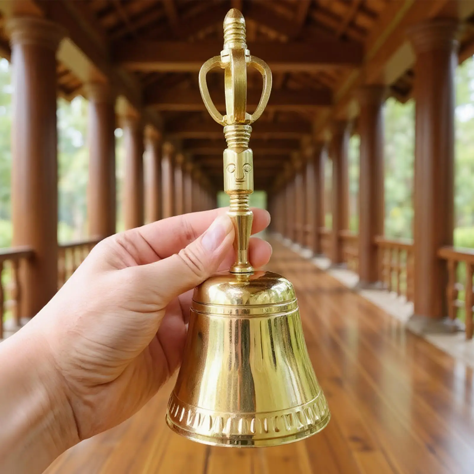 Hand Bells For Seniors Bedside Brass Hand Call Bells Ritual Jingle ...