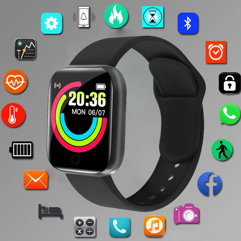 Kids-Clock-Bluetooth-Smart-Child-Fitness-Tracker-Digital-Watch ...
