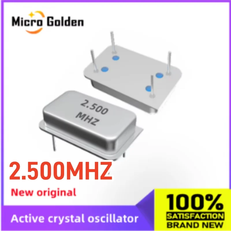 (2PCS) 2.5MHZ 2.5M Active Crystal Oscillator OSC 2.500MHZ 2.500M In ...