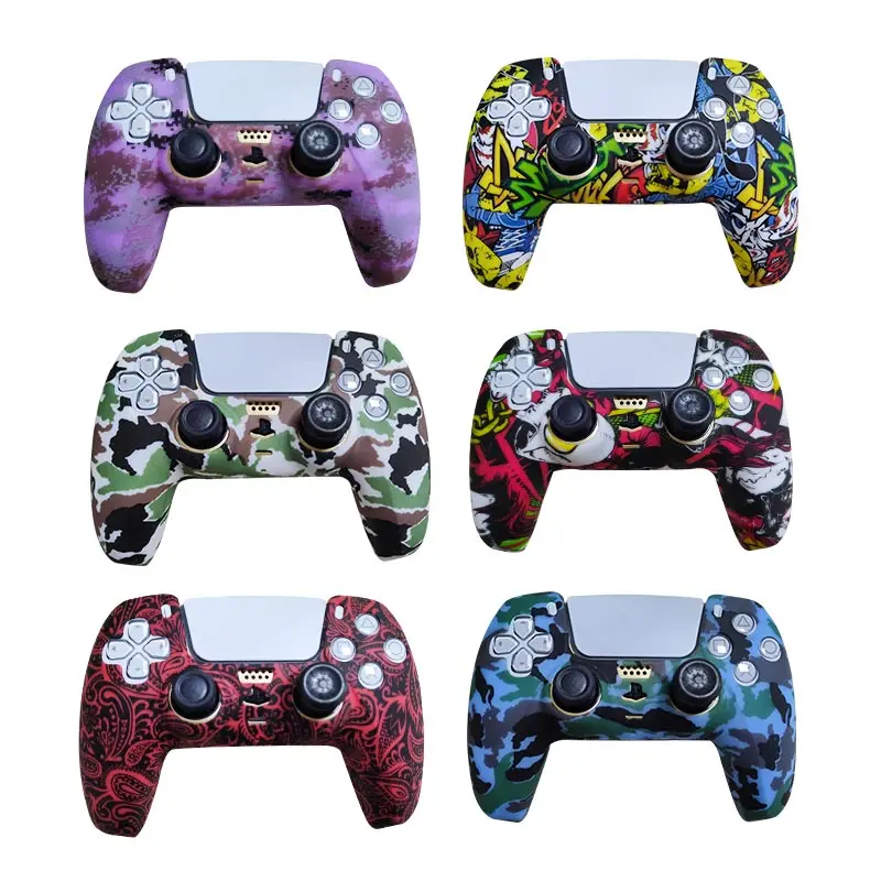 Rubber-Protective-Silicone-Cover-Skin-for-Sony-PlayStation-Dualshock-5 ...