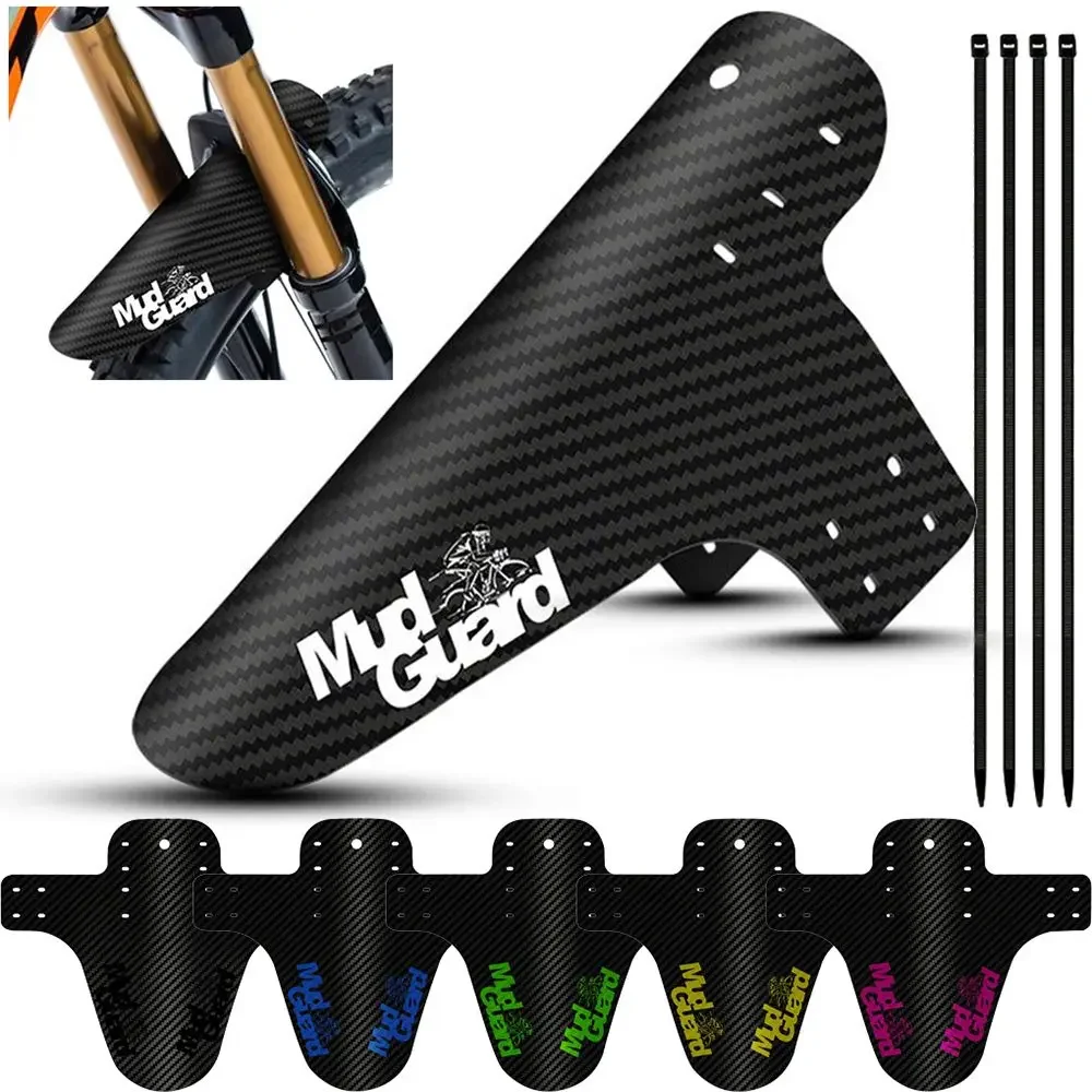 Mountain-Bicycle-Fenders-Plastic-carbon-fiber-Colorful-Front-rear-Bike ...