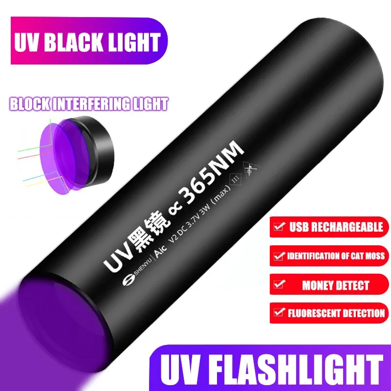 Mini-UV-LED-el-feneri-ta-nabilir-ultraviyole-siyah-k-kedi-k-pek-yata ...