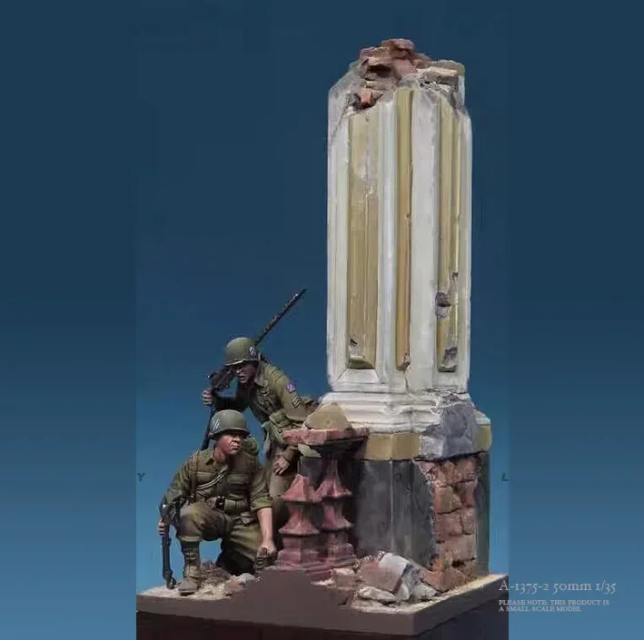 1-35-Resin-Soldier-model-kits-figure-colorless-and-self-assembled-Two ...