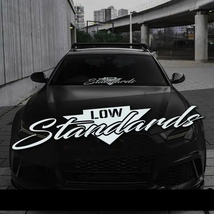 1pcs Lowstandards Front Windshield Waterproof Car Sticker Vinyl ...