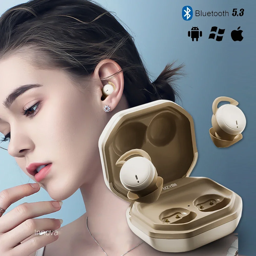 MZYMI-Sleeping-Earbuds-TWS-Bluetooth-Wireless-Headphone-Mini-Invisible ...