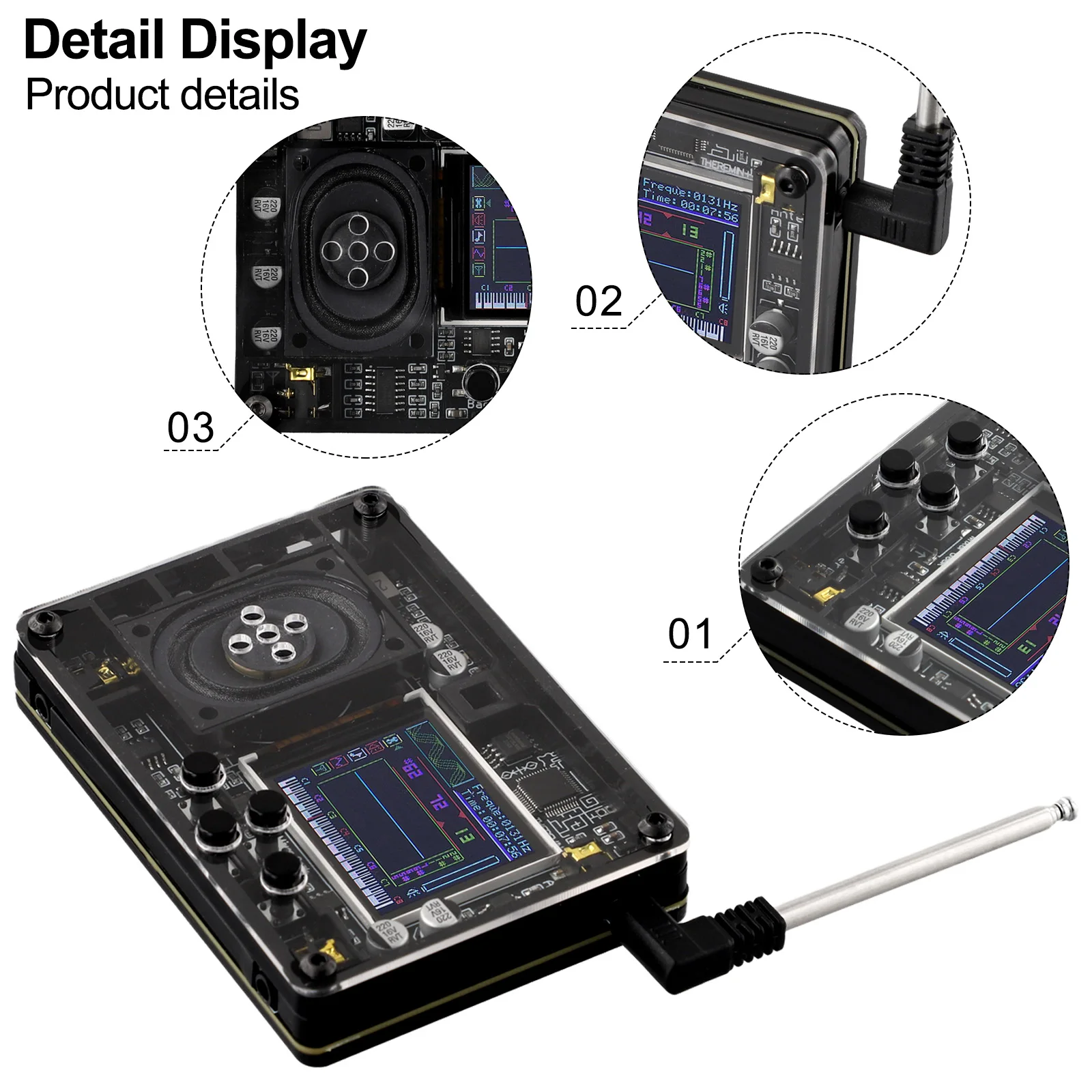 Mini-Theremin-Musical-Electronic-Creative-Instrument-With-Screen ...