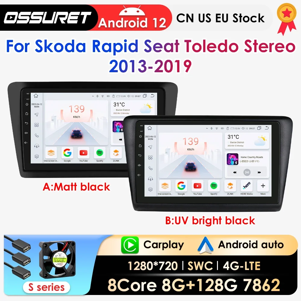 AI CarPlay Android Auto Radio for Skoda Rapid 2013–2019: The Complete ...