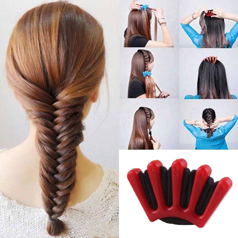 1-2Pcs-Sponge-Hair-Braiding-Hair-Braid-Maker-Tool-Magic-French-Braiding ...
