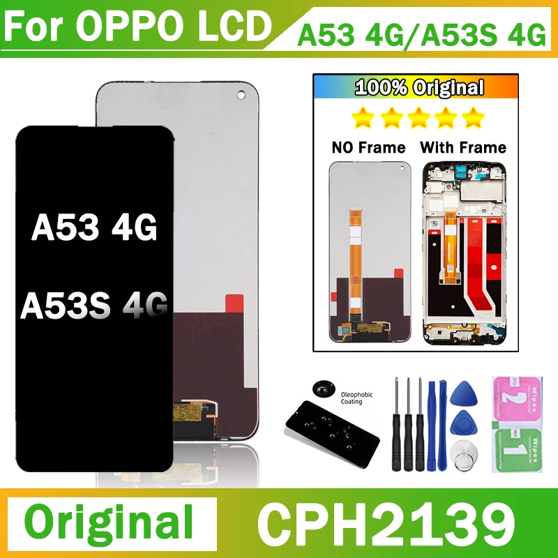 Original A53 LCD para Oppo A53 4G Lcd CPH2127 CPH2131 Display Touch ...