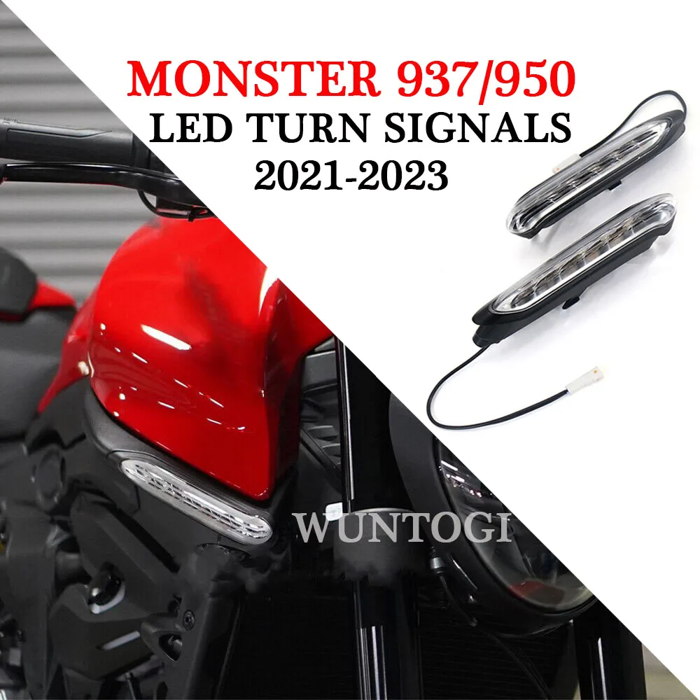 Monster 950 Motorcycle LED Turn Signal Light Flashing Indicator For ...