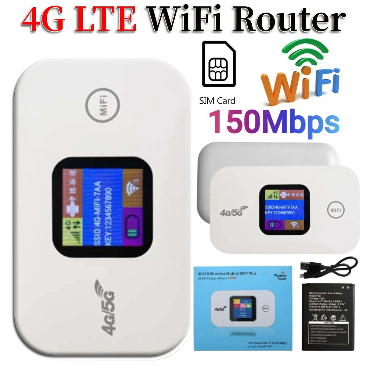 Mobile-WiFi-Hotspot-Router-slot-para-cart-o-SIM-Dispositivo-port-til-de ...