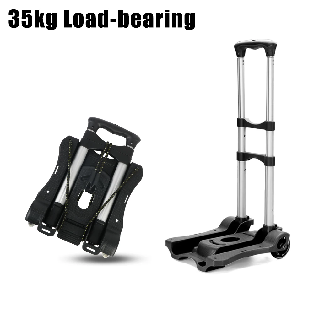 For-Home-Travel-Shopping-Folding-Luggage-Cart-35kg-Heavy-Duty-Foldable ...