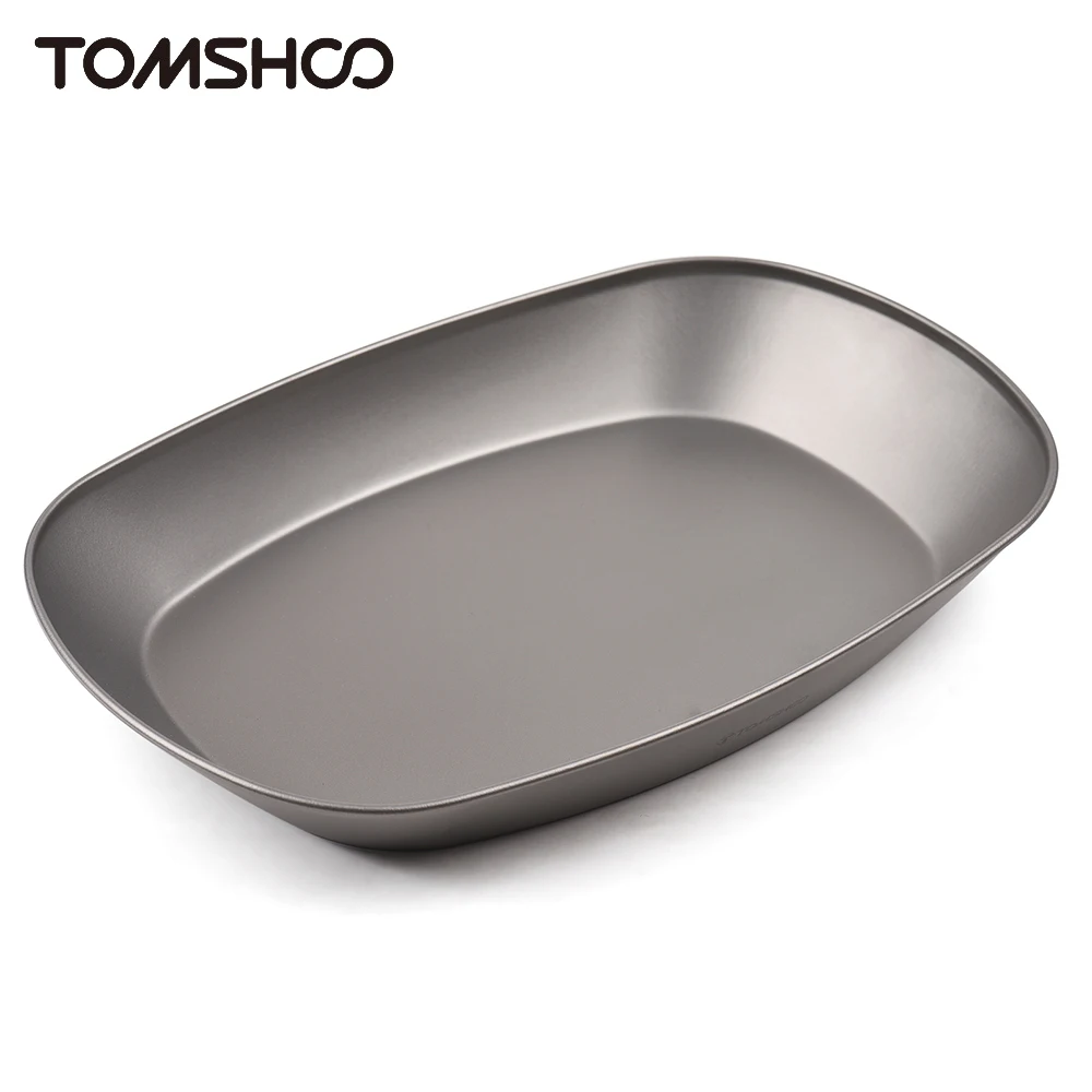 Tomshoo-Titanium-Plate-Ultralight-Metal-Dish-Outdoor-Camping-Pan ...