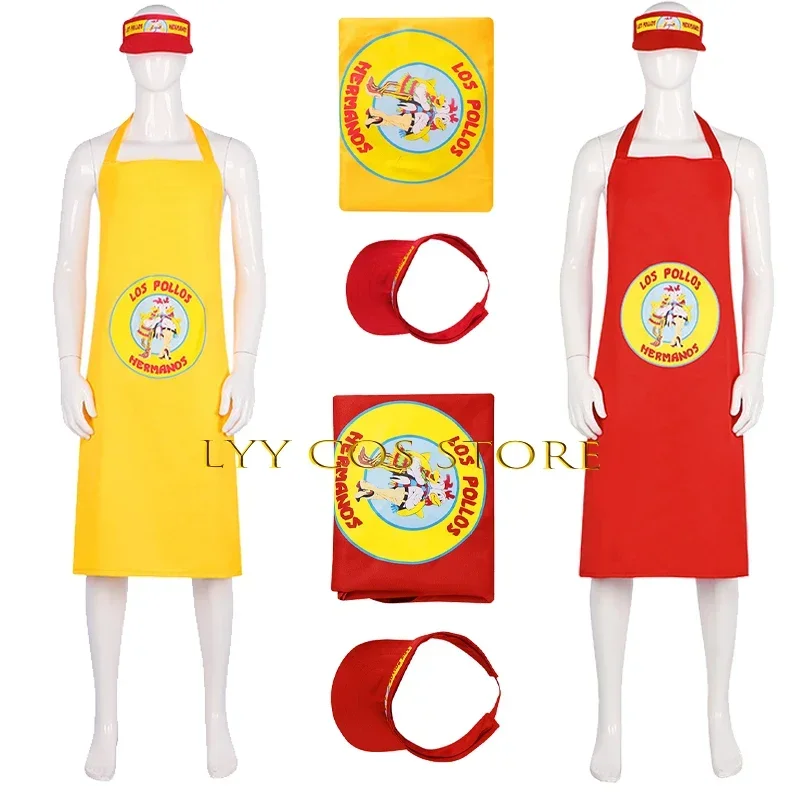 Los-Chicken-Brothers-Cosplay-Apron-Universal-Men-Women-Apron-Hat-Set ...