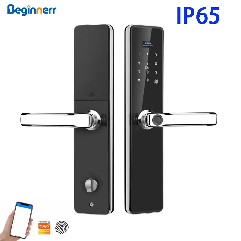 304-Stainless-steel-IP65-Waterproof-6068-mortise-Smart-Door-Lock ...