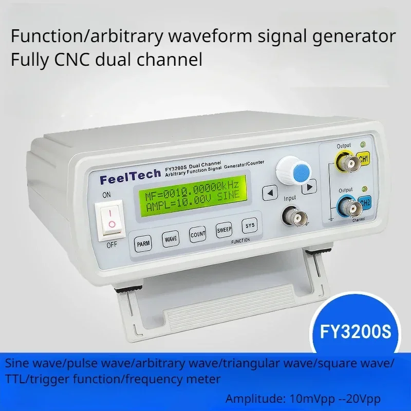 Dual-Channel-arbitr-ria-Waveform-DDS-Fun-o-Signal-Generator-Frequency ...