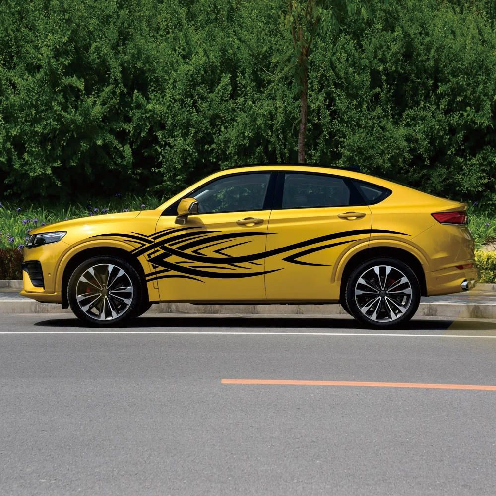 2pcs-Personalized-Creative-Fire-Flame-Car-Stylish-Stickers-Auto-Vinyl ...