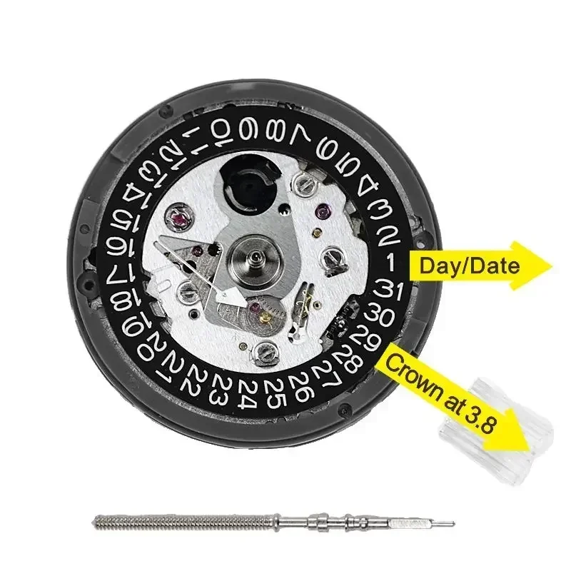 NH35-Movement-Crown-At-3-8-3-6-Nh35A-With-Black-Date-Automatic ...