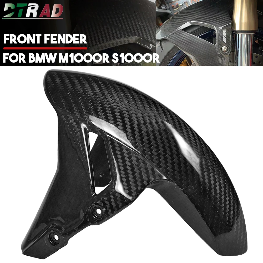 With-M-Logo-Carbon-Fiber-Front-Fender-Mudguard-For-BMW-S1000R-S1000RR ...